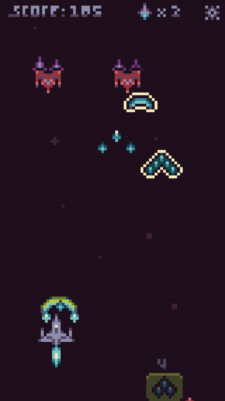 Astral Defense: A tiny pixel art space shoot 'em up designed for mobile